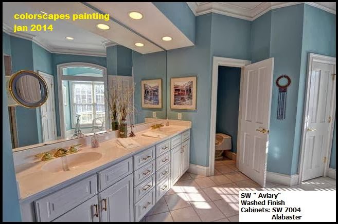 ColorScapes Professional Painting : Bathroom Project - Washed Finish