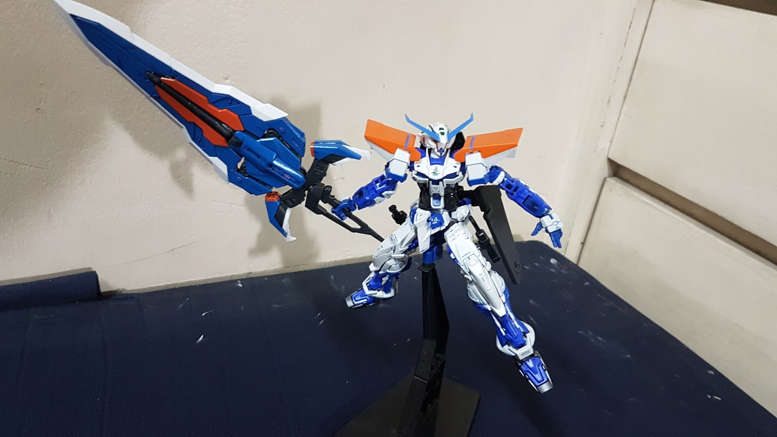 G Project: Custom RG 1/144 WIP- MBF-P03R Gundam Astray Blue Frame ...