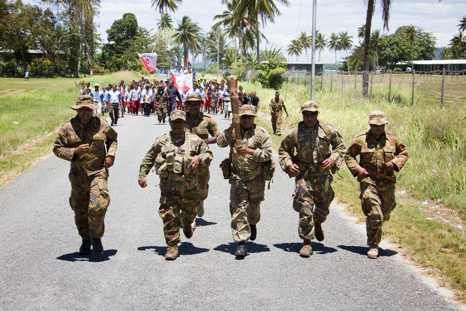 Oil Search Pacific Games Relay in Vanimo - Papua New Guinea Today