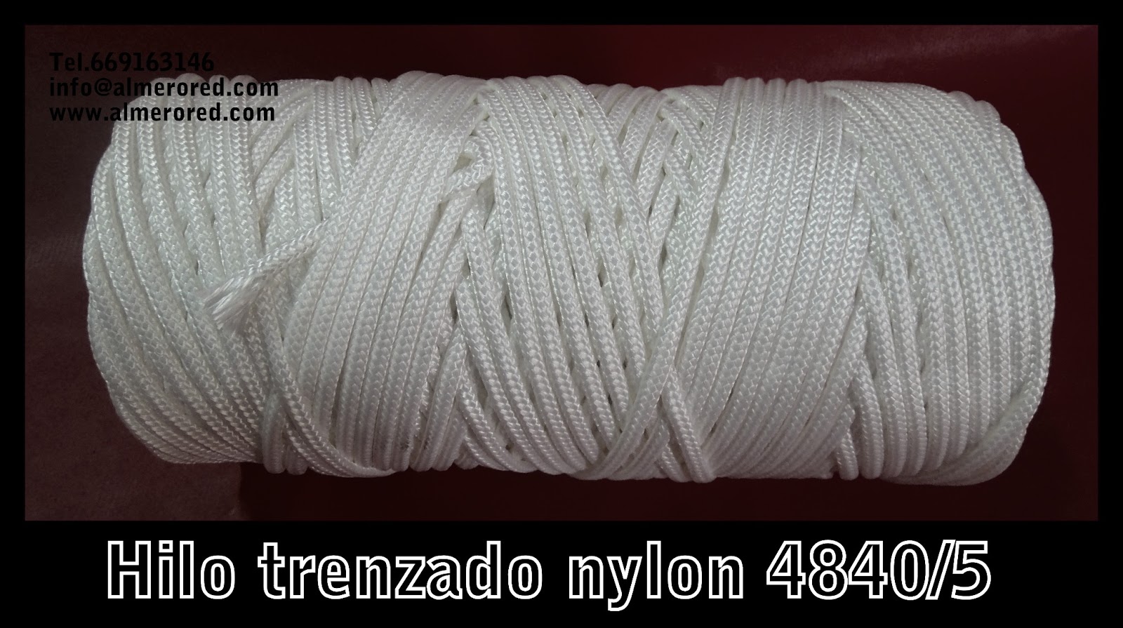 Hilo nylon trenzado 4840/5 - Almerored