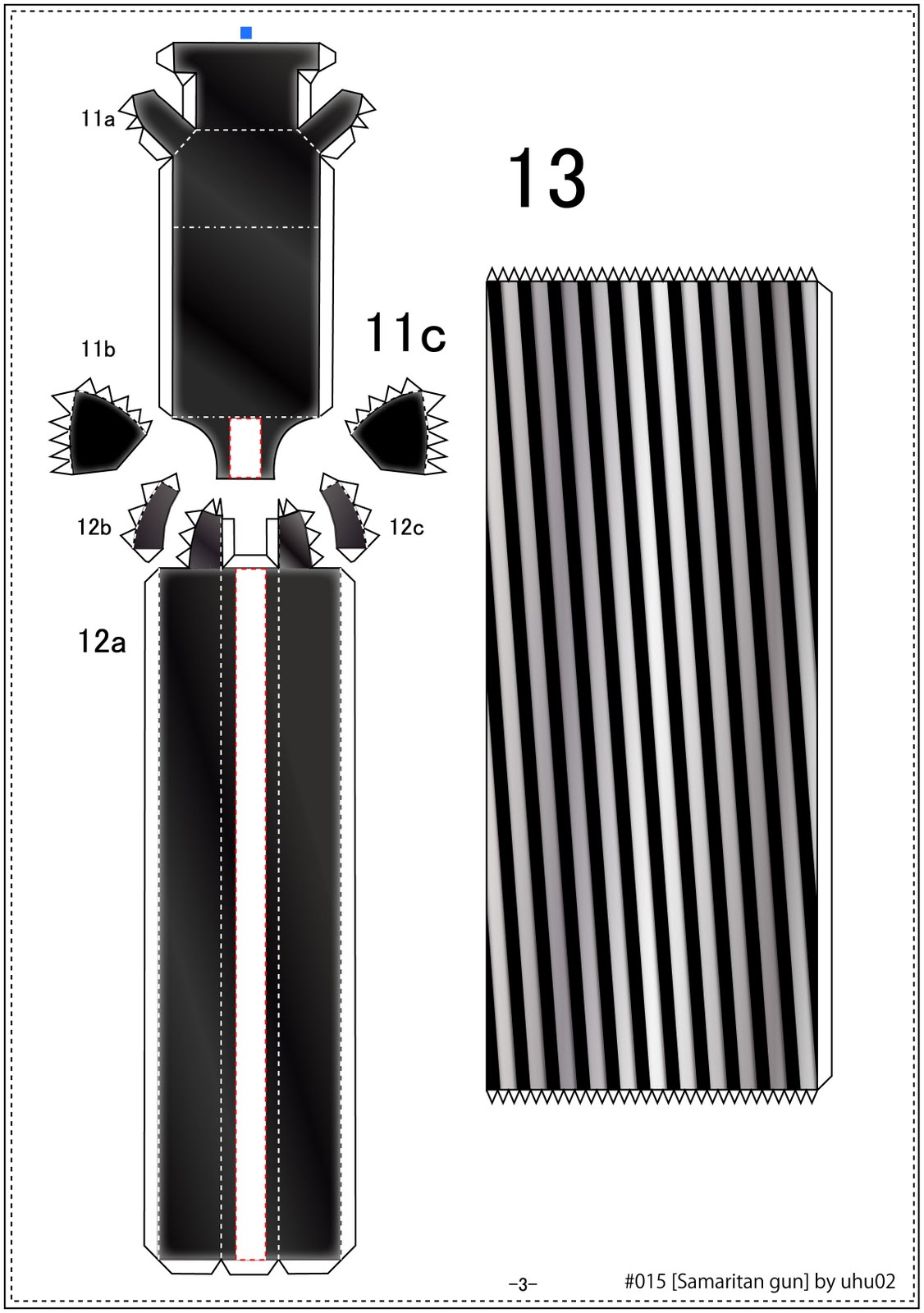 papercrafts de todos los niveles: aqui hay papercrafts de distintas armas
