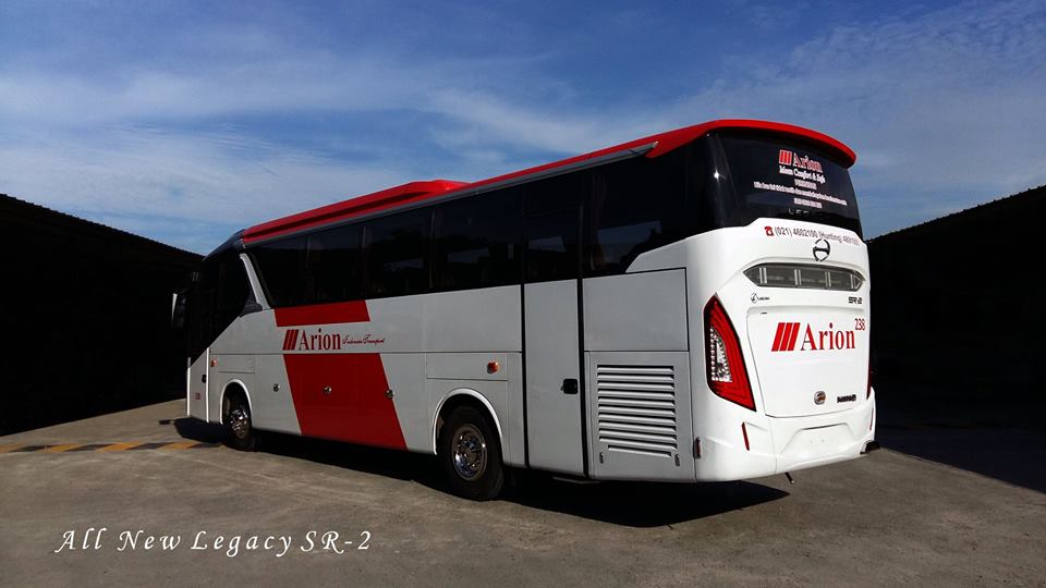 SEWA BUS PARIWISATA : ARION INDONESIA TRANSPORT