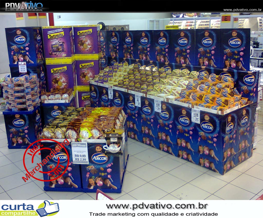 Trabalho de Merchandising Arcor ~ PDV Ativo