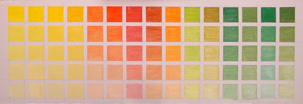 Bill Guffey: Color Chart - Cadmium Yellow Light