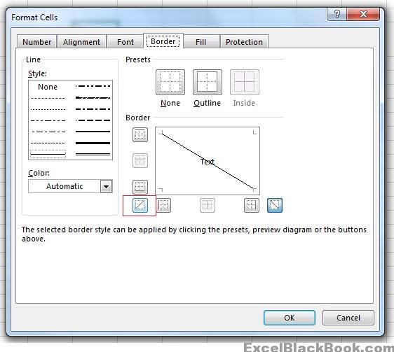 How To Split A Single Cell Diagonally In Excel How To Split A Single Cell Diagonally In Excel