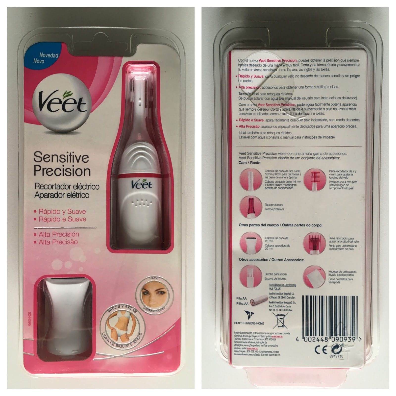 Mis Pensamientos: Probando... La nueva Veet Sensitive Precision
