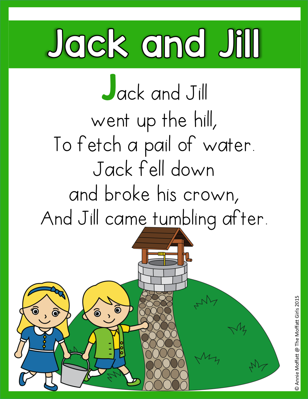 Teaching Word Work and Reading Comprehension through Nursery Rhymes!