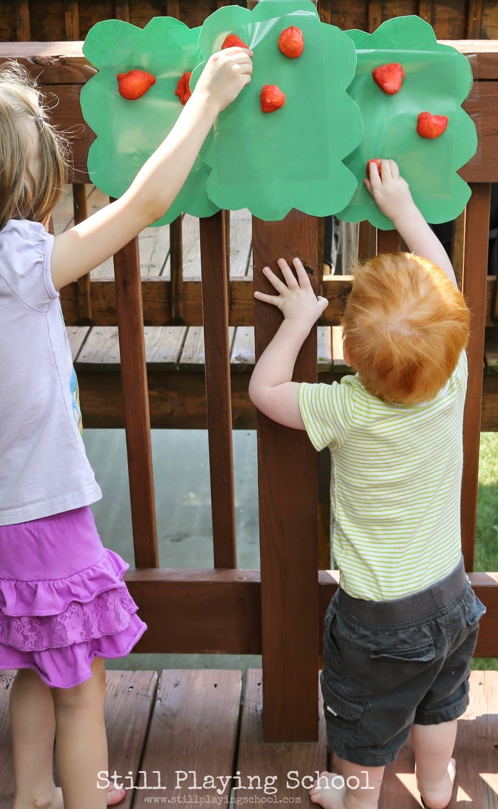 Toddler Sensory Play | Apple Picking