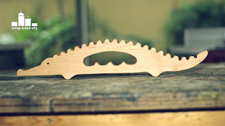 scrap wood city: How to make the crocodile, a percussion musical instrument
