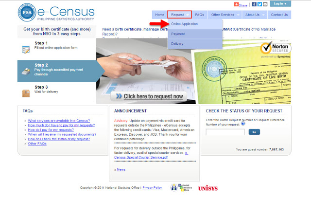 NSO Certificates Online Application | Finance Inspiration