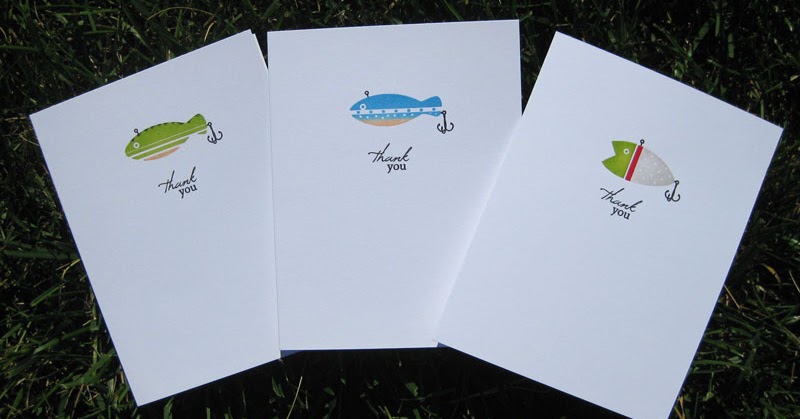 Dawntastic: Fish More Thank You Note Set