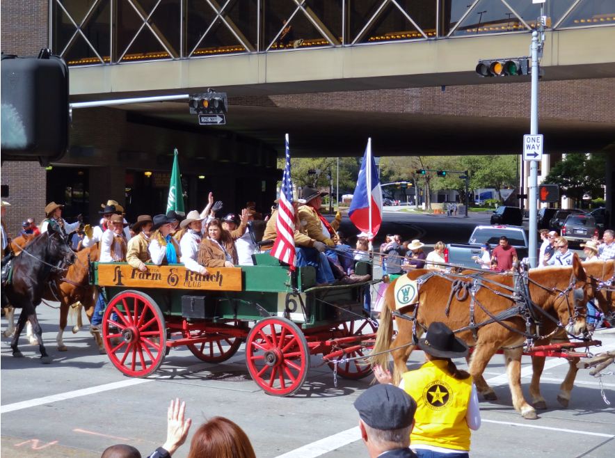 H-Town-West Photo Blog: Farm and Ranch Club Trail Ride Wagon at the ...