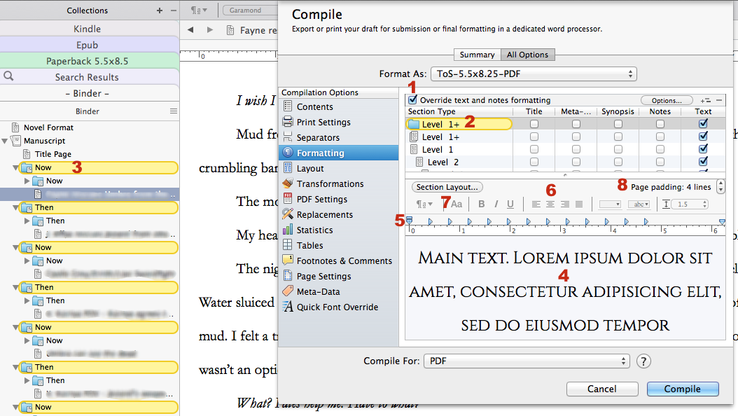 Fiction University: Formatting Your Book With Scrivener