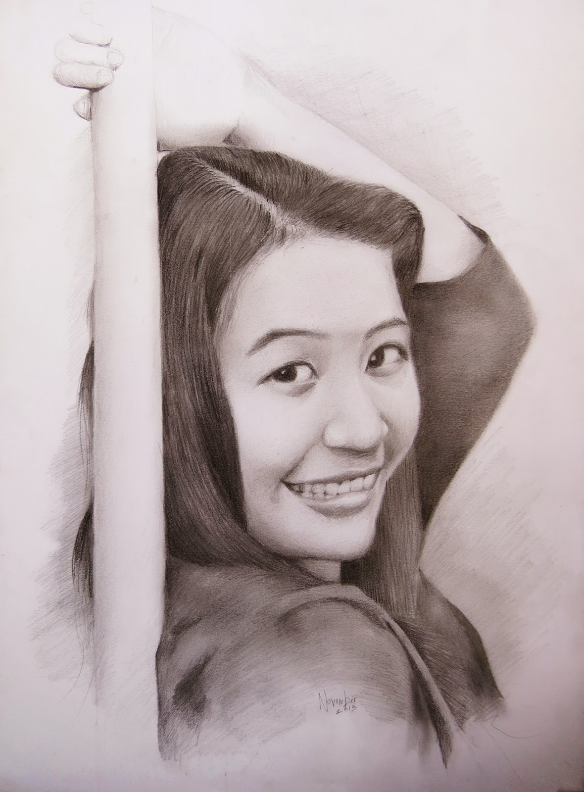 KINGKIN LA ROSE: Lukisan Pensil / Portrait Drawing