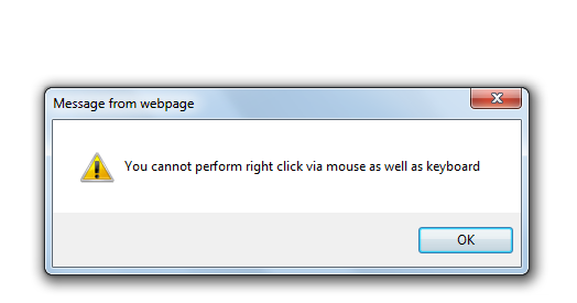How to validate or protect to perform right click via mouse as well as keyboard on the textbox ...