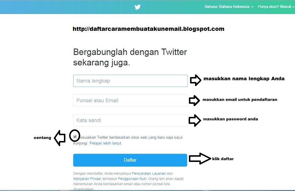 sahabat tik 92: CARA DAFTAR TWITTER TERBARU 2017| CARA MEMBUAT AKUN ...