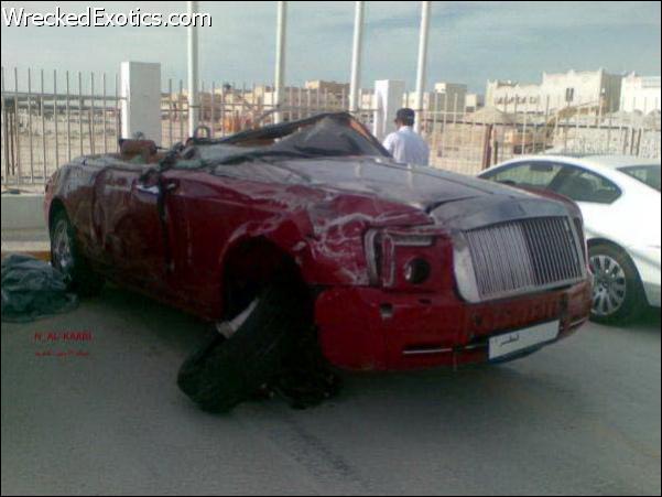 Crashed Supercars: Crashed Rolls Royce!!!