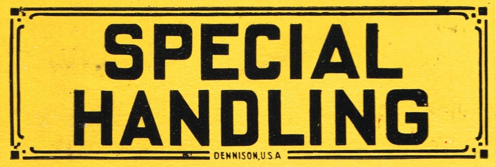 Antique Graphics Wednesday - Six 1930's Shipping Labels - Knick of Time