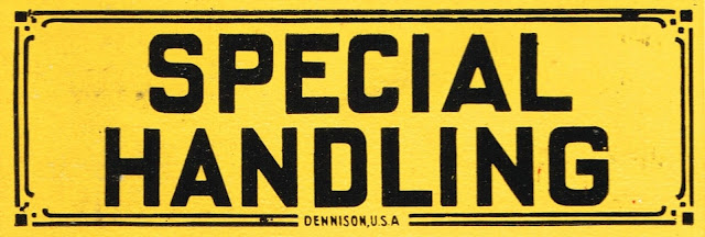 Antique Graphics Wednesday - Six 1930's Shipping Labels - Knick of Time