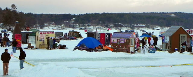 ActionshotsNH: NH Ice Fishing Derby - Lake Winnipesaukee 2011