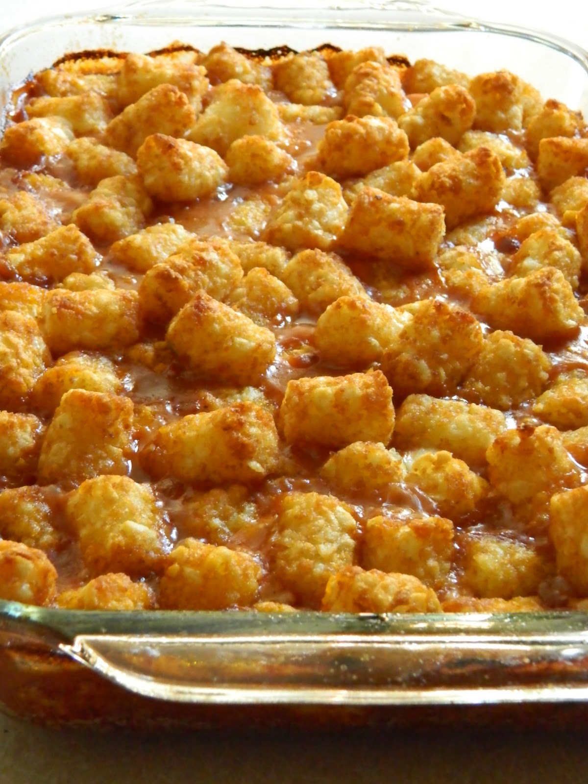 Pizza Tot Casserole
