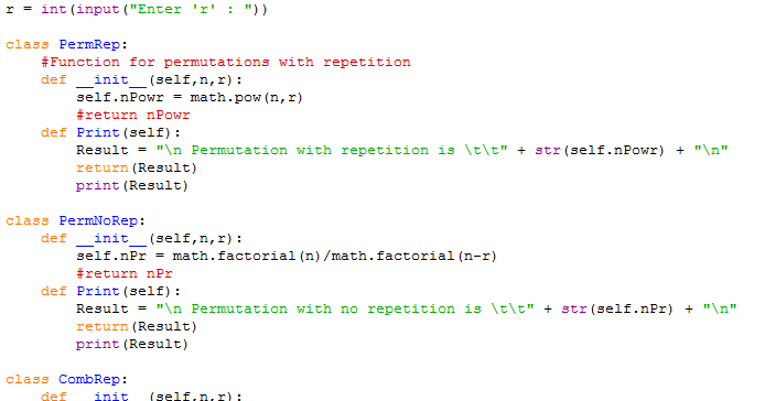 Understanding Python Python Program For Permutations And Combinations 8499