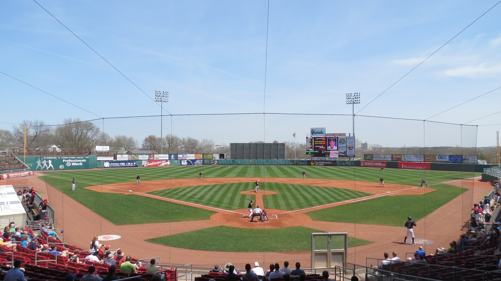 Diamond Visits: New Veterans Memorial Stadium - Cedar Rapids, Iowa ...