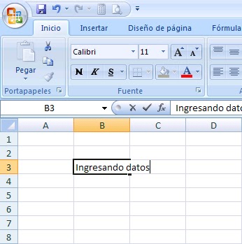 Lecciones de EXCEL: Ingresar datos