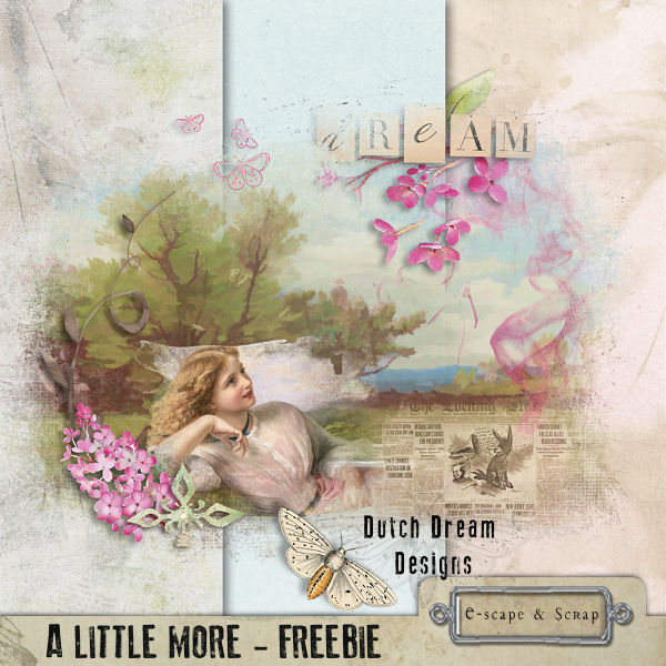 E-scape and Scrap: MINI KIT FREEBIE BY DUTCH DREAM DESIGNS