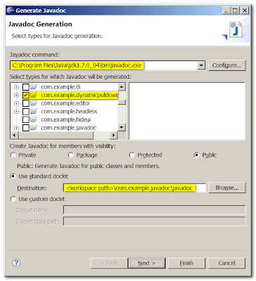 Code & Me: Adding JavaDoc to help system