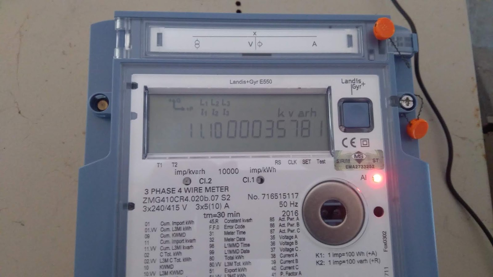 SEKOLAH MENENGAH AGAMA ROMPIN PAHANG: SMART METER TNB