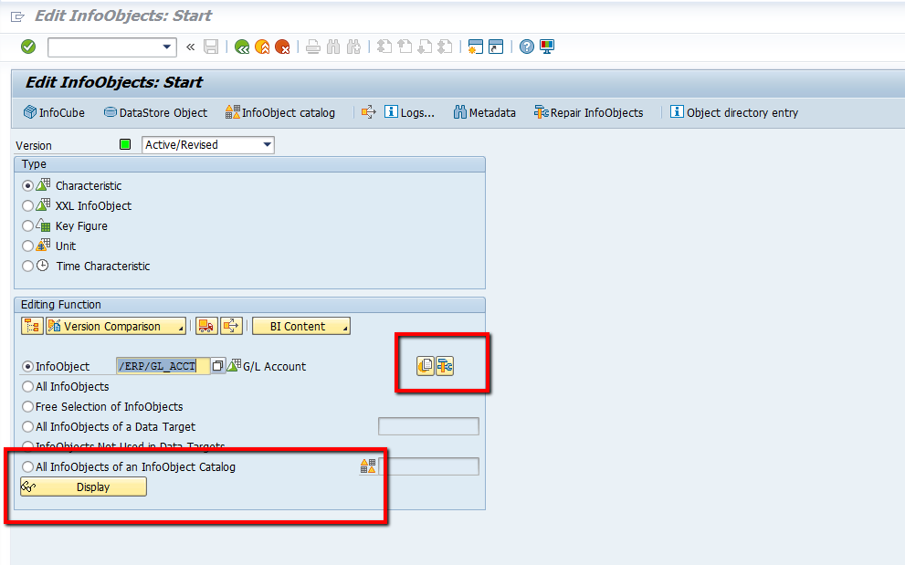 How to change/create InfoObjects with RSD1 as of BW 7.5 SP04 on HANA ...