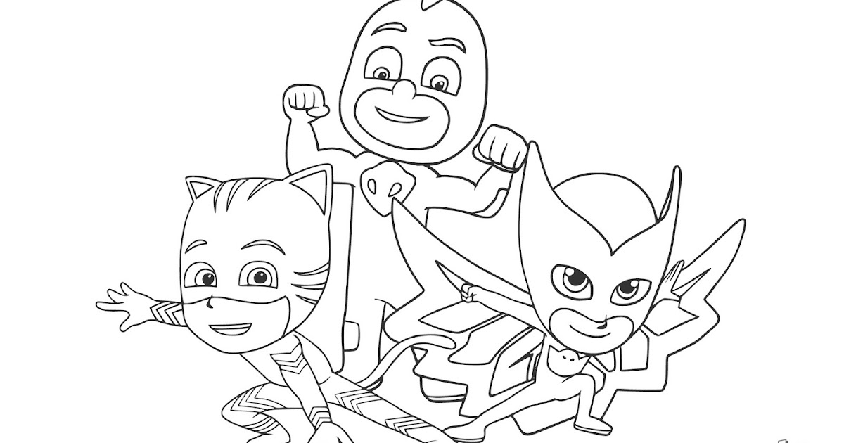 Aprende Brincando: Desenhos Animados dos Pijamax para Colorir