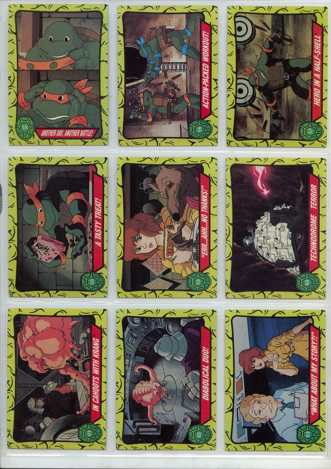 squer's TMNT Collection: 1989 TOPPS TMNT TRADING CARDS (FULL SET)