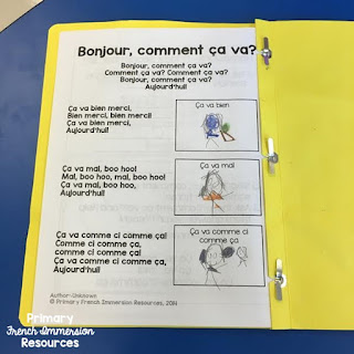 The first two weeks in grade 1! - Primary French Immersion Resources