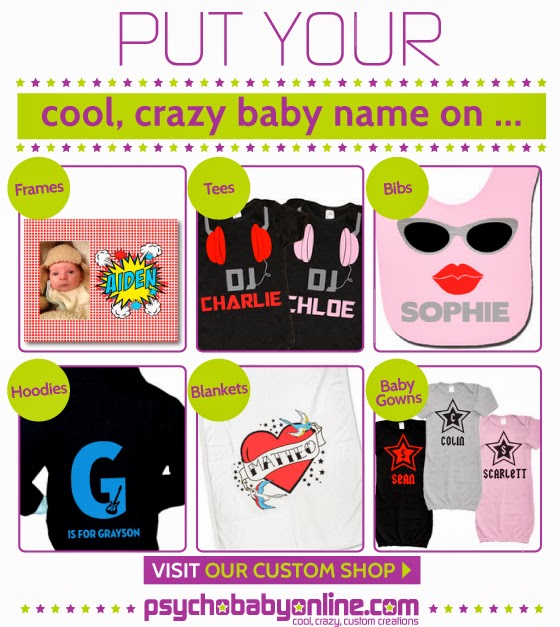 Official Psychobaby Blog | Cool, Crazy (and Personalized) Kids Stuff!