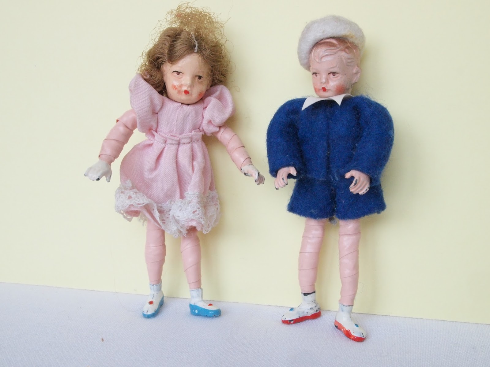 diePuppenstubensammlerin: Biegepuppen nach 1945 - Caho - posable dolls ...