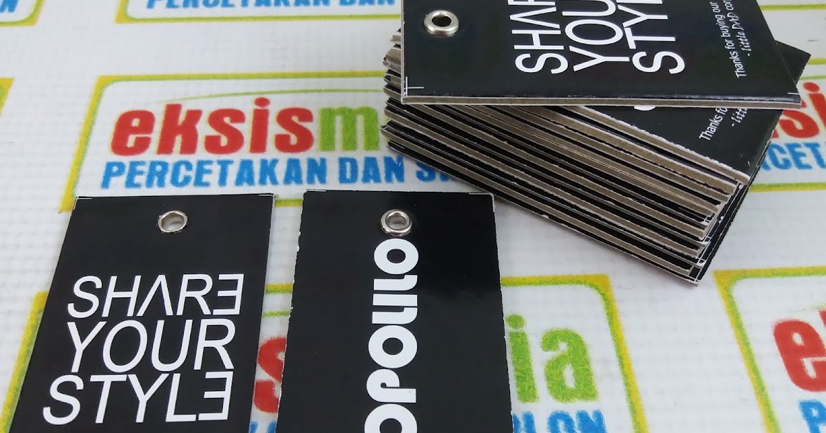 Bikin Price Tag Murah di Tanah Merah ~ BIKIN PRICE TAG MURAH