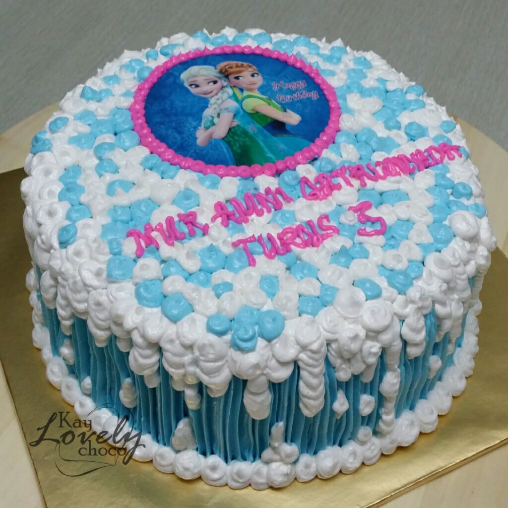 KAY'S LOVELY CHOCO: KEK HARI JADI ~ FROZEN