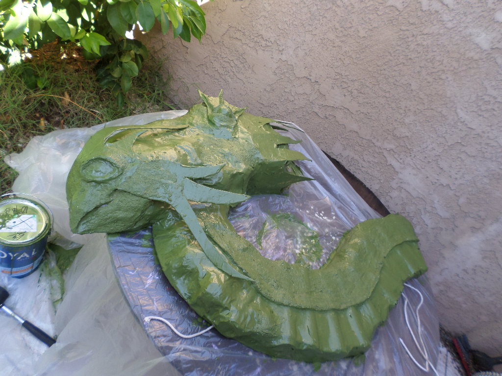 The Sea Monster takes shape