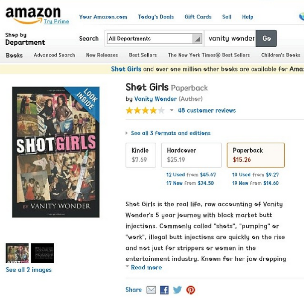 SHOT GIRLS by Vanity Wonder [VIDEO/EXCERPT] | STRIPPER WORLD NEWS