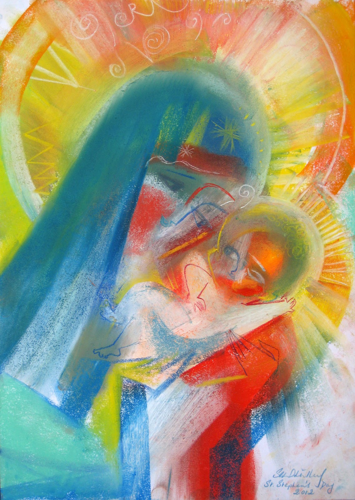 Angels, Wonders, and Miracles of Faith: abstract art