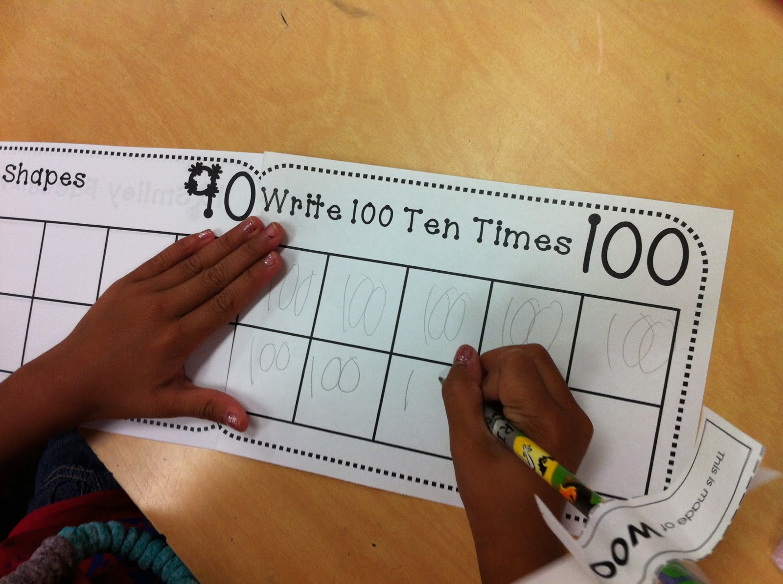 Kindergarten Kids At Play: Kindergarten Fun on the 100th Day of School