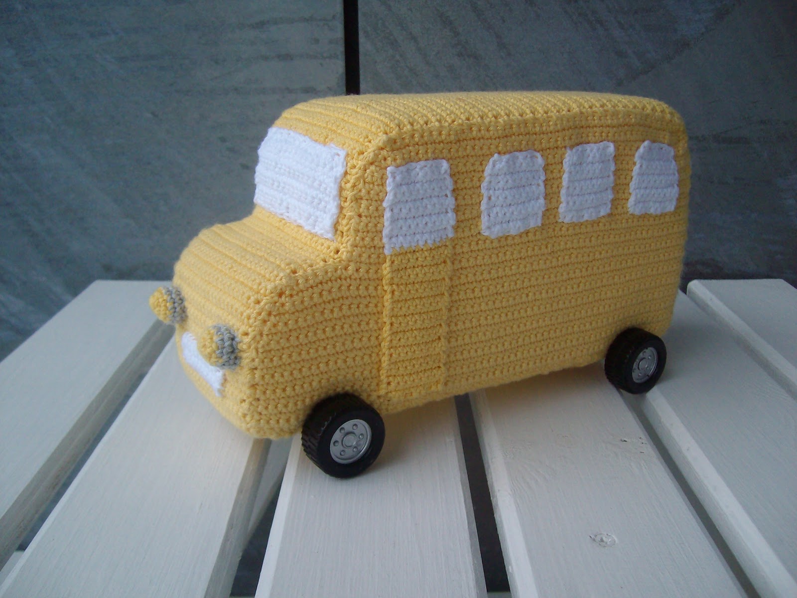 Tumlinger & Krudtugler...: DIY - hæklet bus