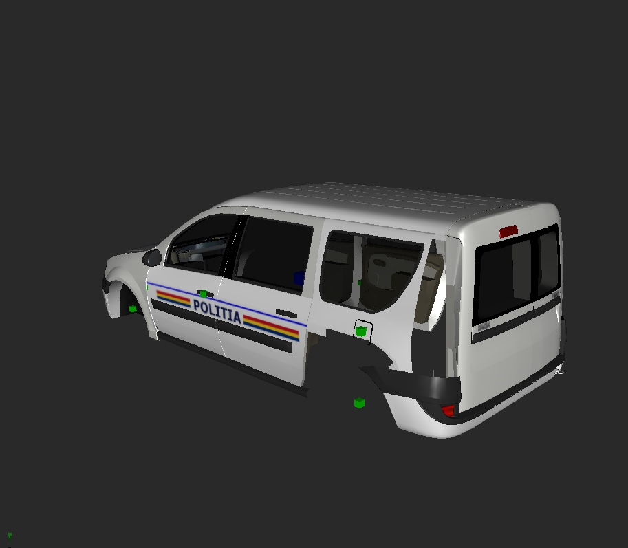Wippy's Garage : 2004 Dacia Logan MCV Politia Romana - aproape de final