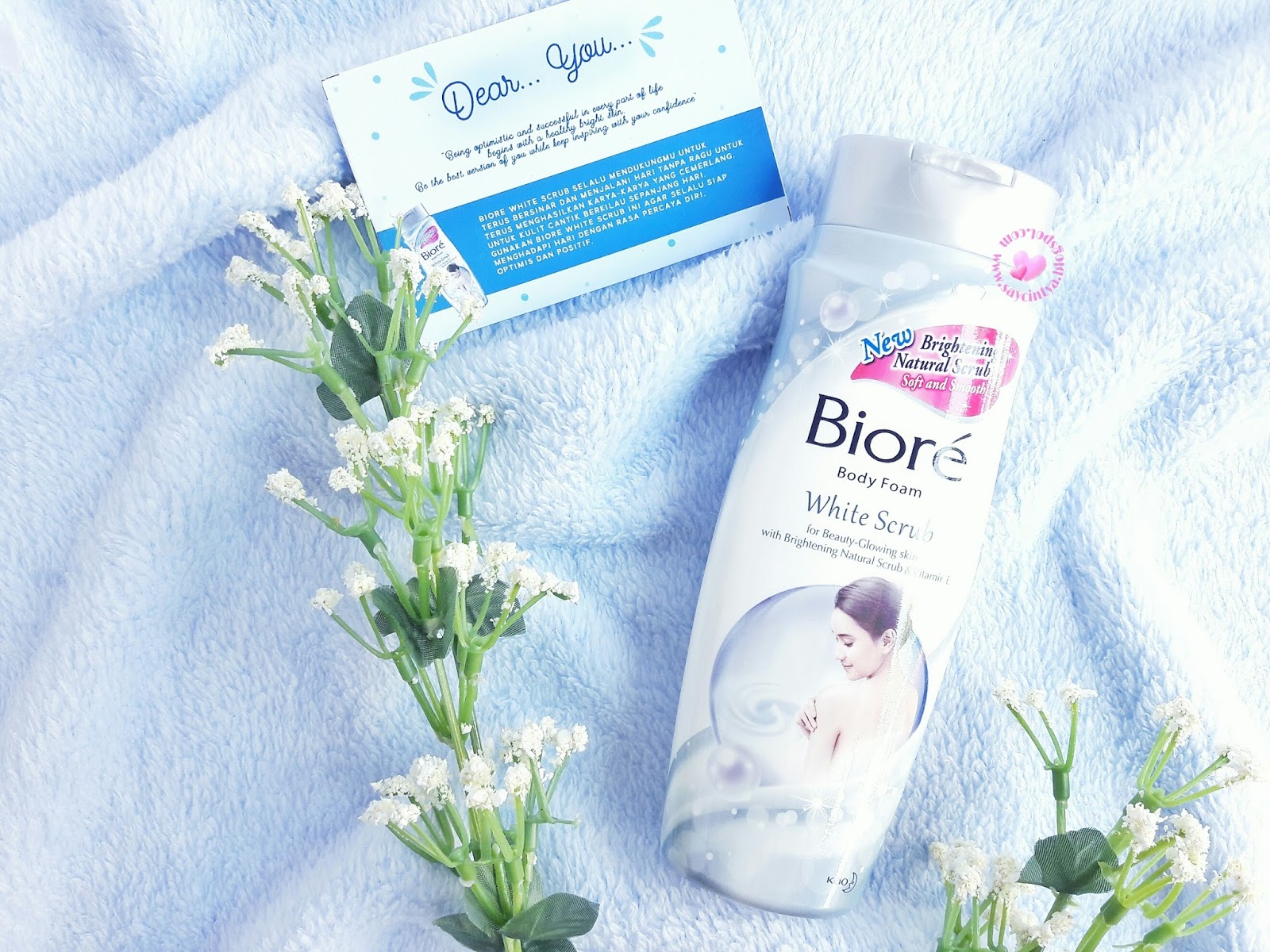 SAYCINTYA Blog: [ REVIEW ] BIORE WHITE SCRUB BODY FOAM