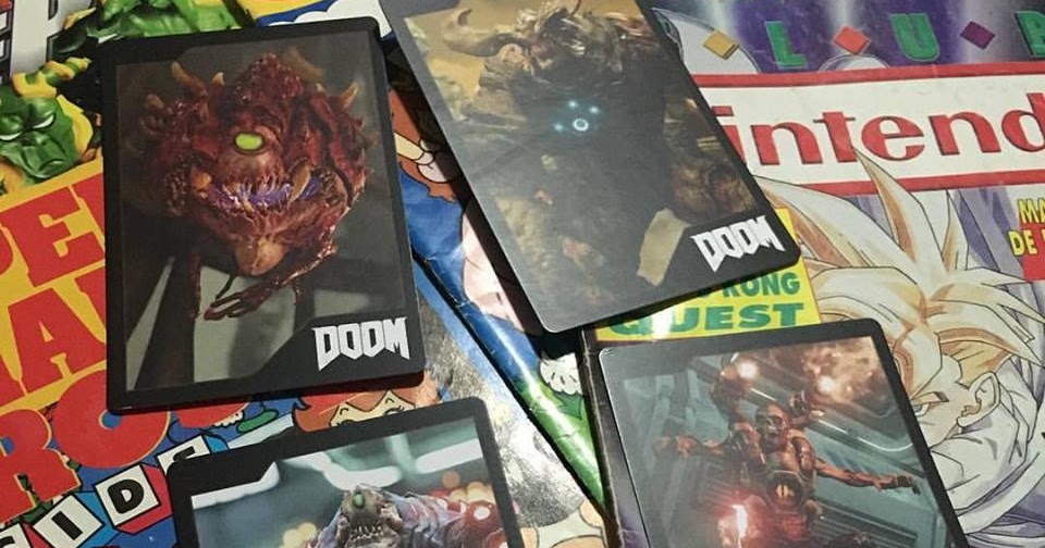 Finds 919: Doom Trading Cards ~ Retro Gaming Life