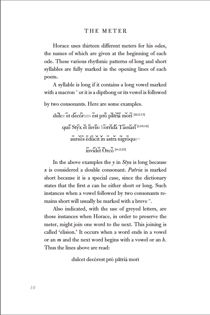 Horace et al.: Carpe Diem Revised