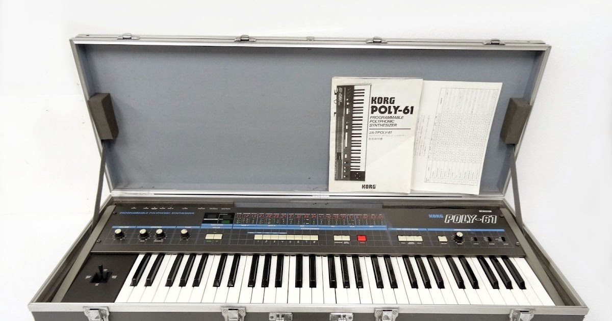MATRIXSYNTH: Korg POLY-61 Vintage Analog Polyphonic Synthesizer SN 700730