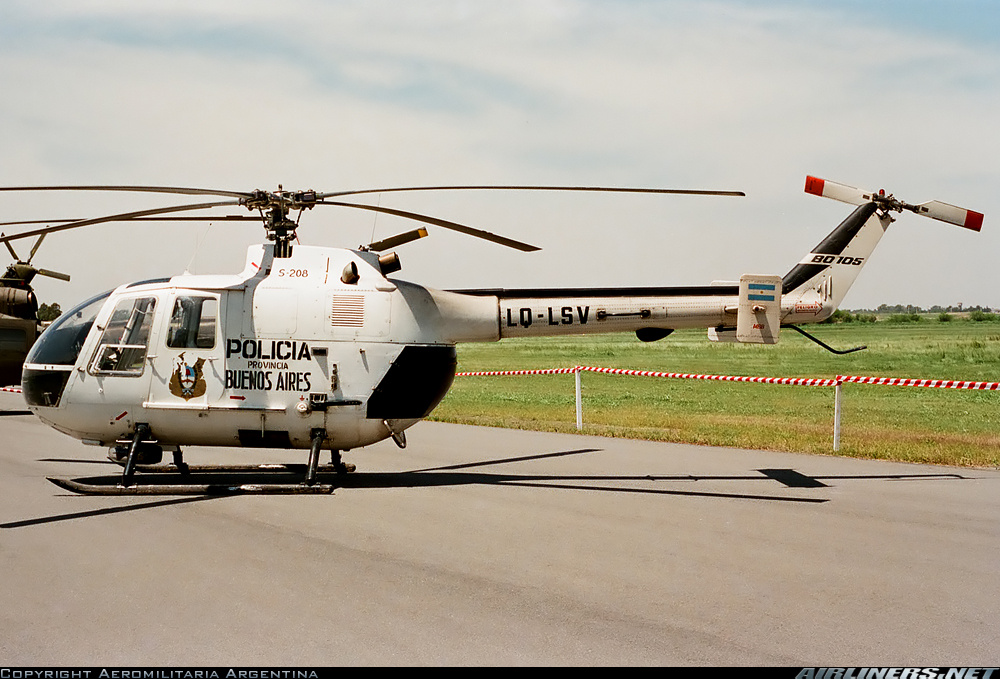 Historias Individuales: LQ-LSV Airbus Helicopters (MBB) Bo 105C-2 c/n S-208